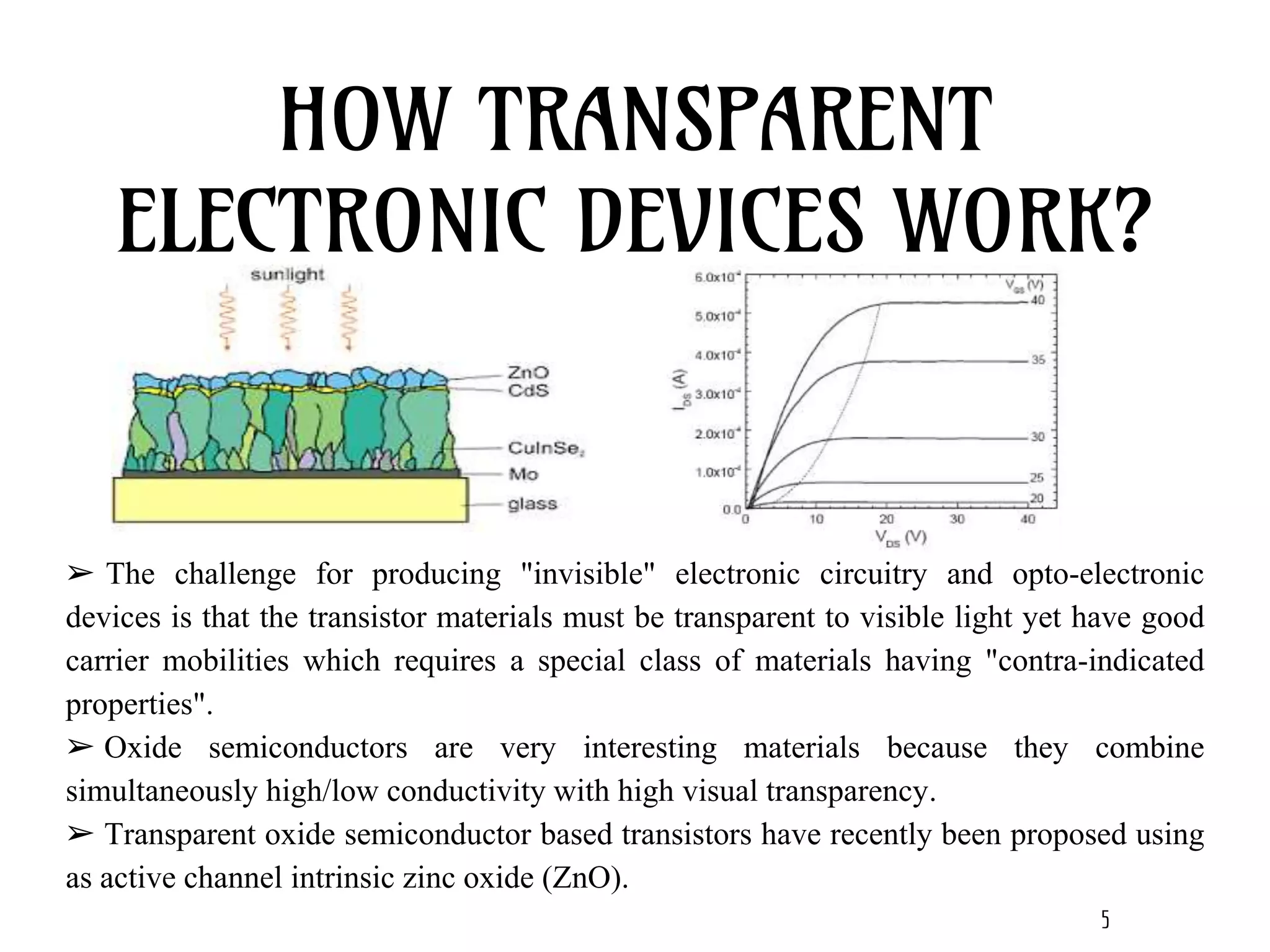 Transparent electronics 1 | PPTX