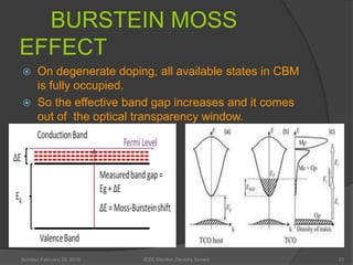 Transparent electronics | PPTX