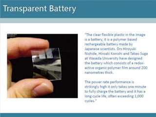 Transparent electronics | PPT