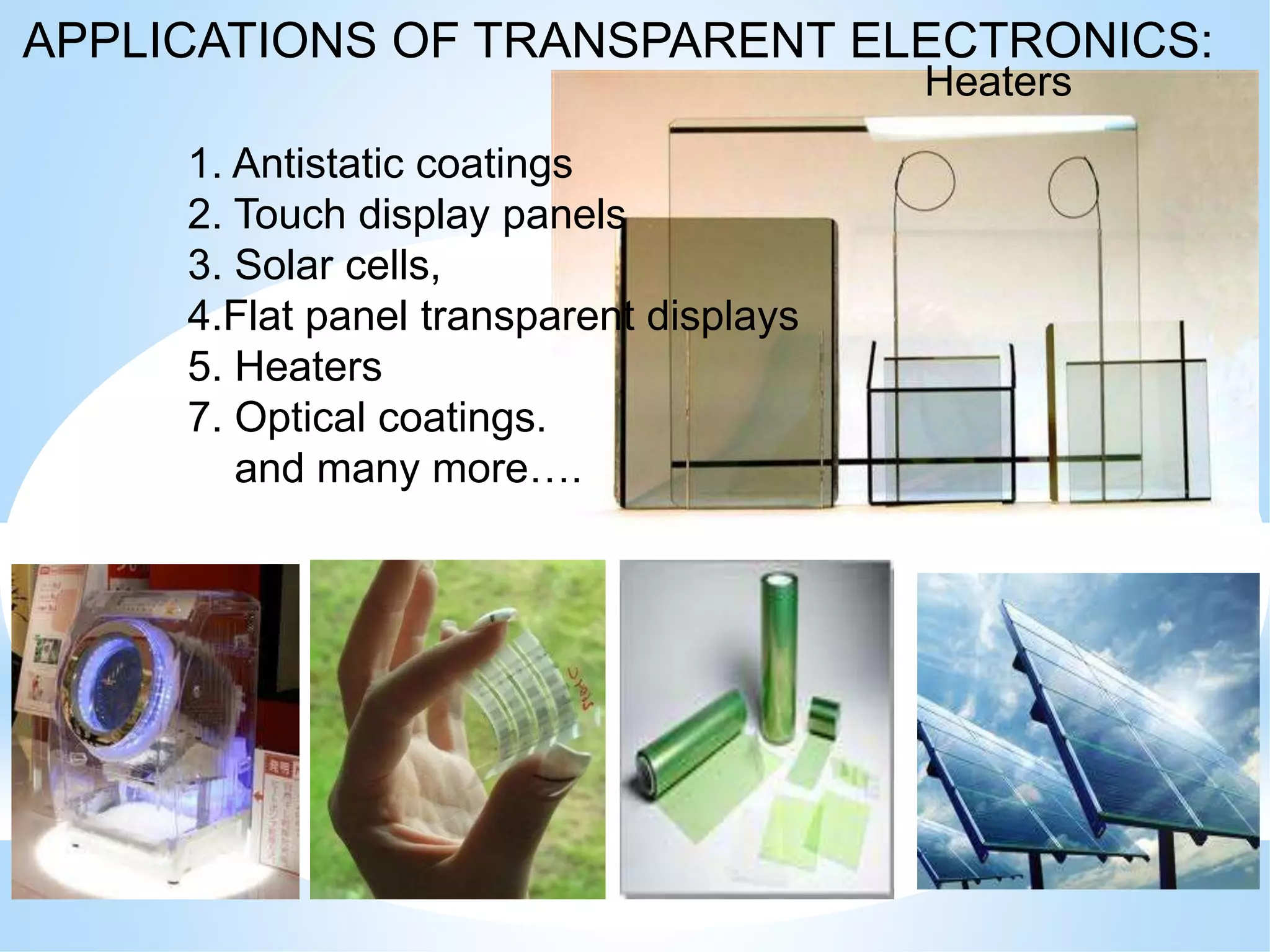 Transparent electronics | PPT