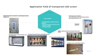 Transparent lcd display series inmo tech | PPT