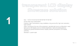 Transparent lcd display series inmo tech | PPT