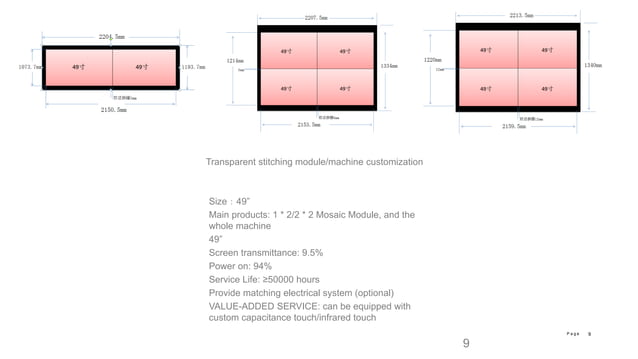 Transparent lcd display series inmo tech | PPT