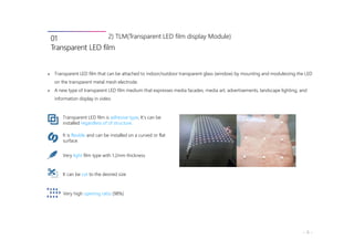 Transparent led film display module 20210507 | PDF