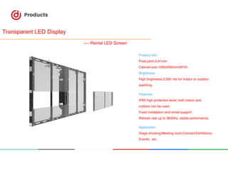 Transparent led screen | PPT