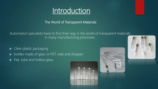 Transparent object sensor | PPTX