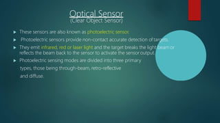 Transparent object sensor and smart materials | PPTX