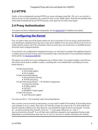 Transparent proxy | PDF