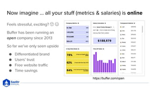 Transparent Roadmap it is worth it! with Buffer | PPT