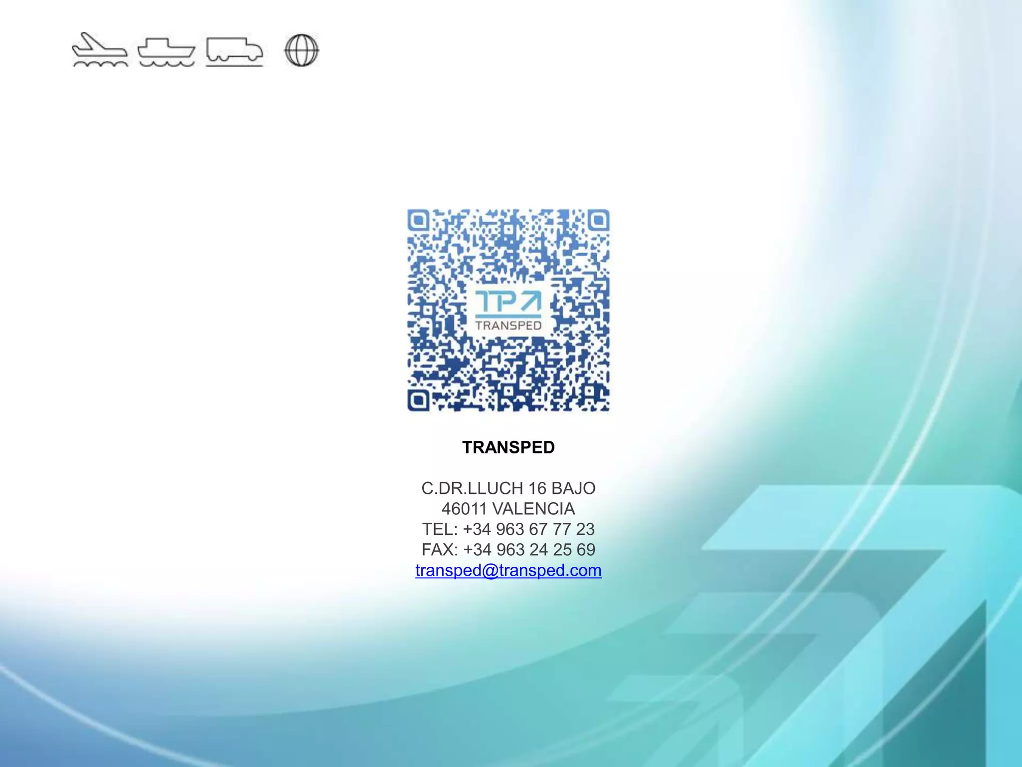 Transped Spain (Freight Forwarder) | PPSX