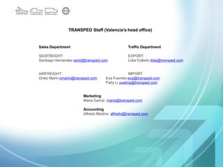 TRANSPED-forwarding agent | PPT