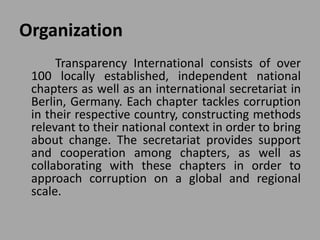 Transperancy international india (tii) | PPTX