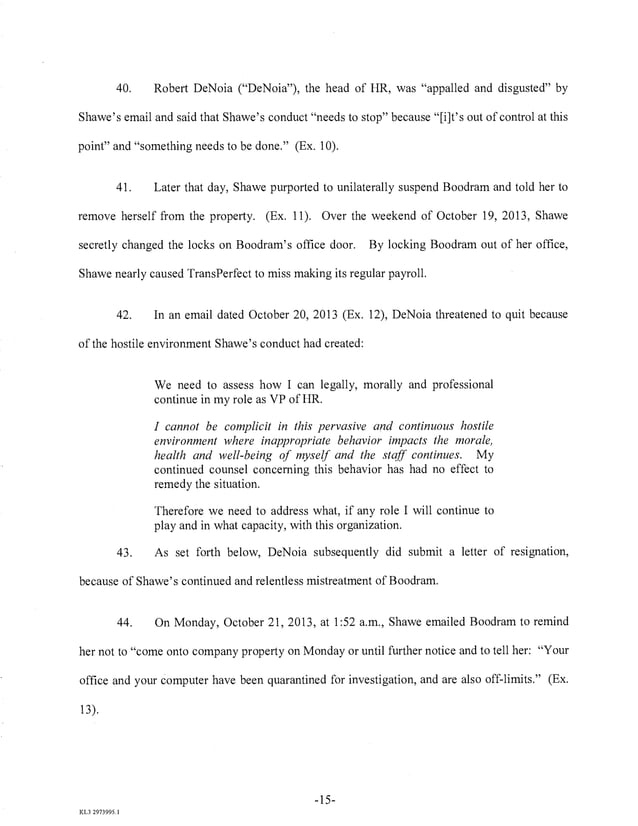 Transperfect (translations.com) Employee Harassment Forces Head of HR ...