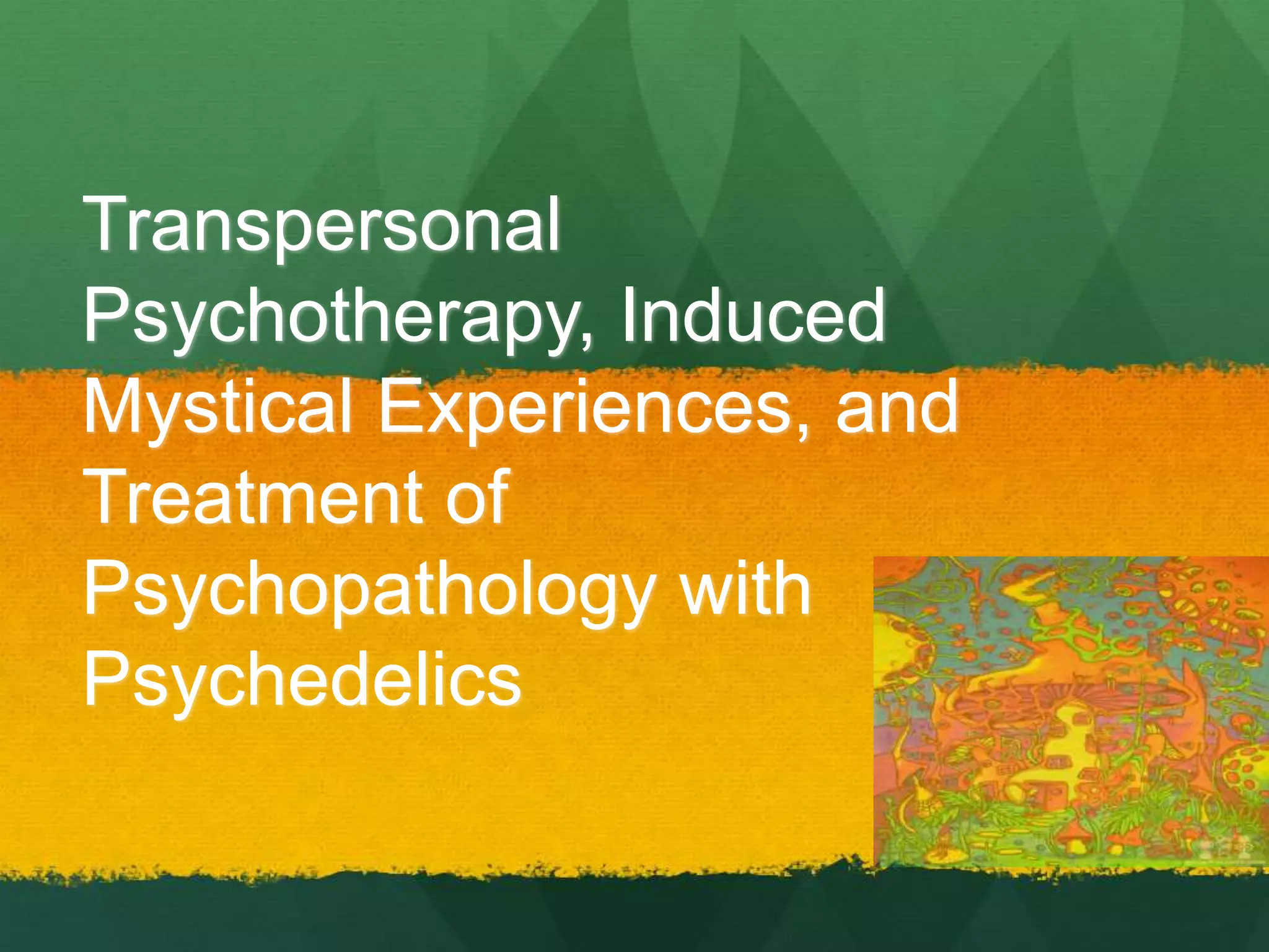 Transpersonal psychotherapy | PPTX