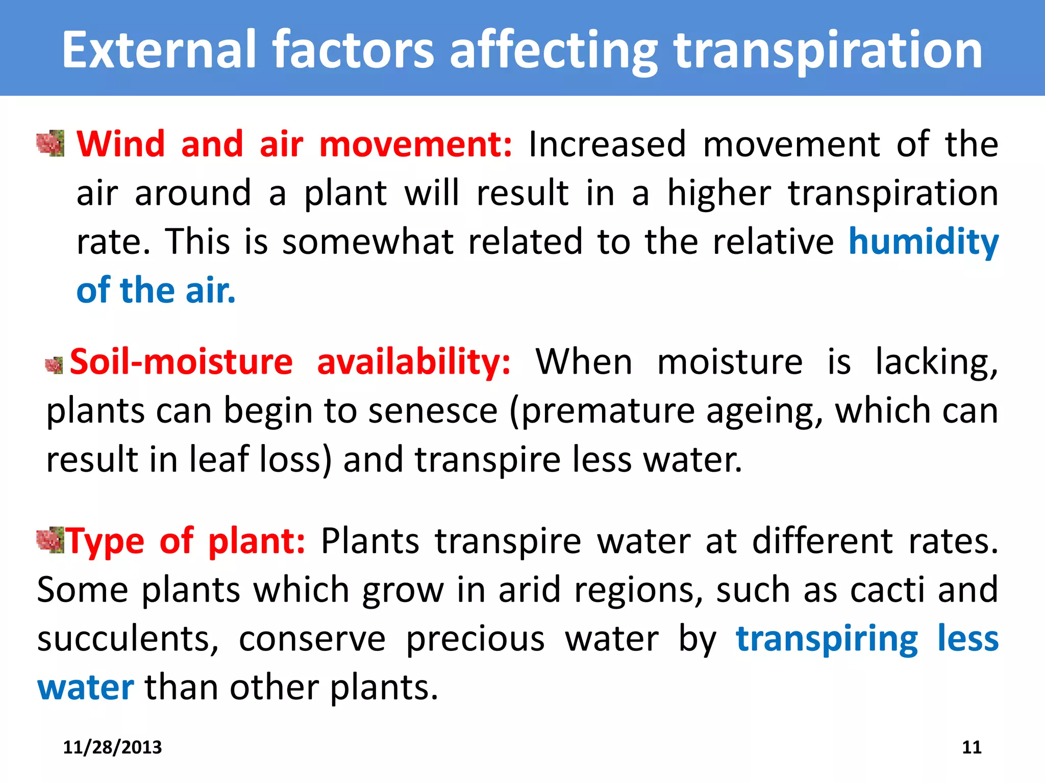 Transpiration | PPTX