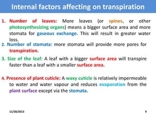 Transpiration | PPTX