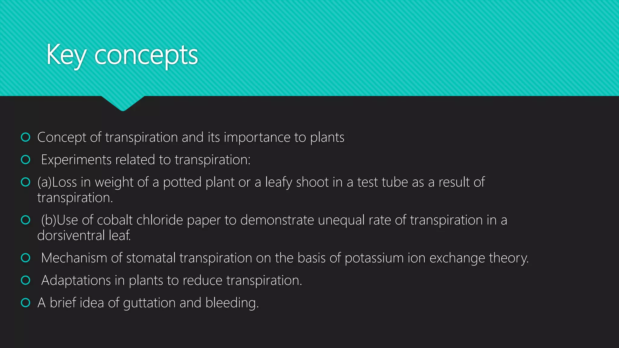 Transpiration | PPTX