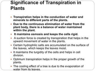 Transpiration | PPTX