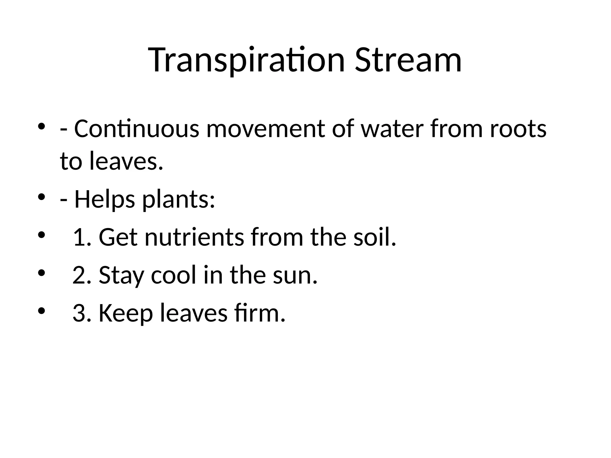 Transpiration for the 8th grades about it | PPTX