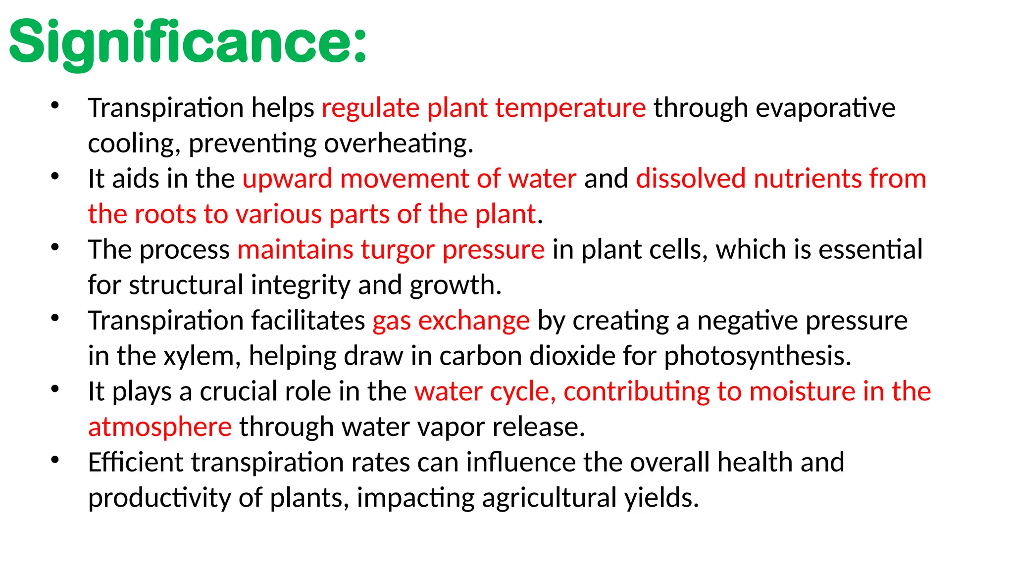 Transpiration in plants-Plant physiology.pptx