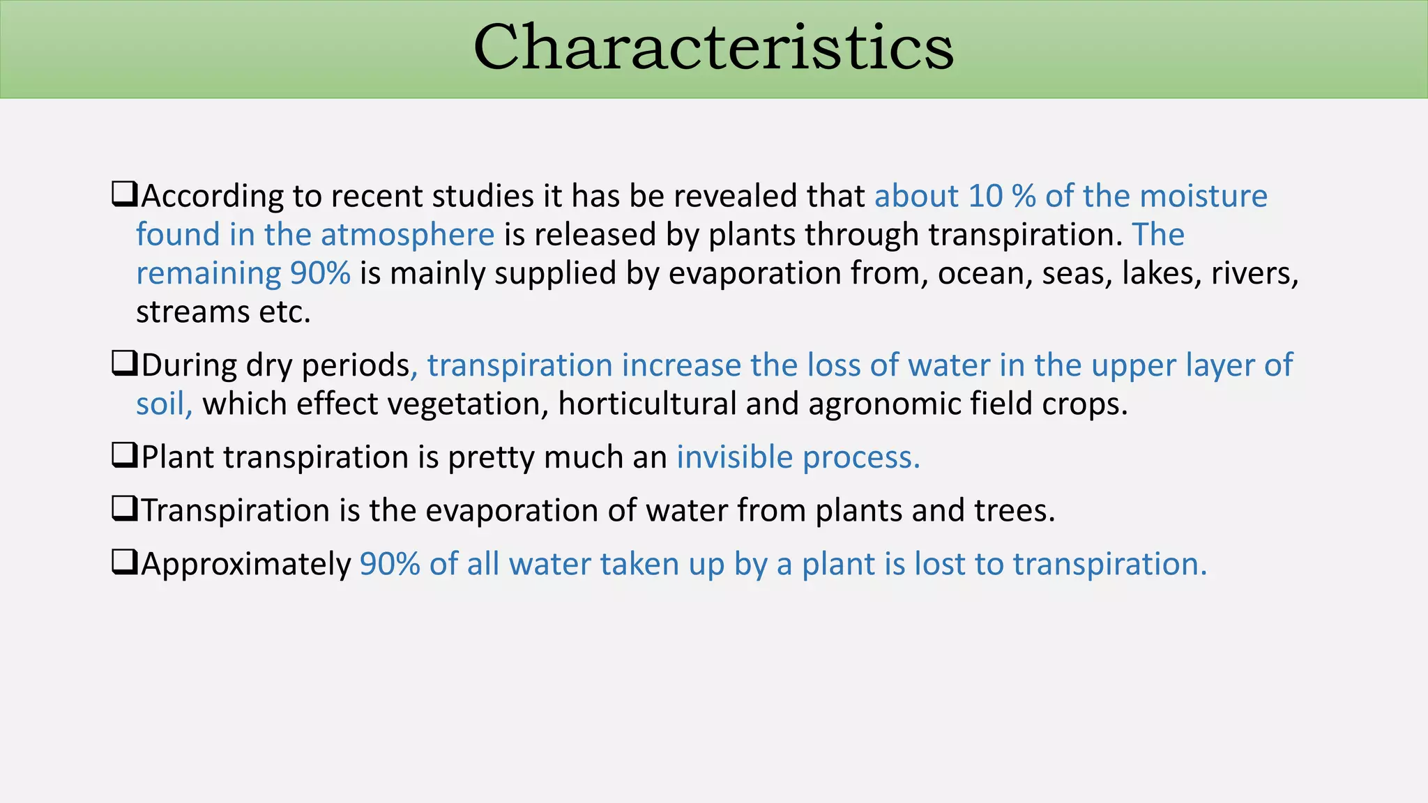 Transpiration | PPTX