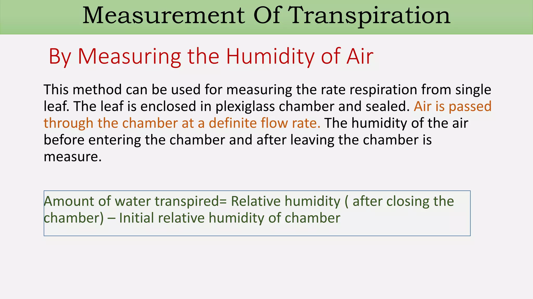 Transpiration | PPTX