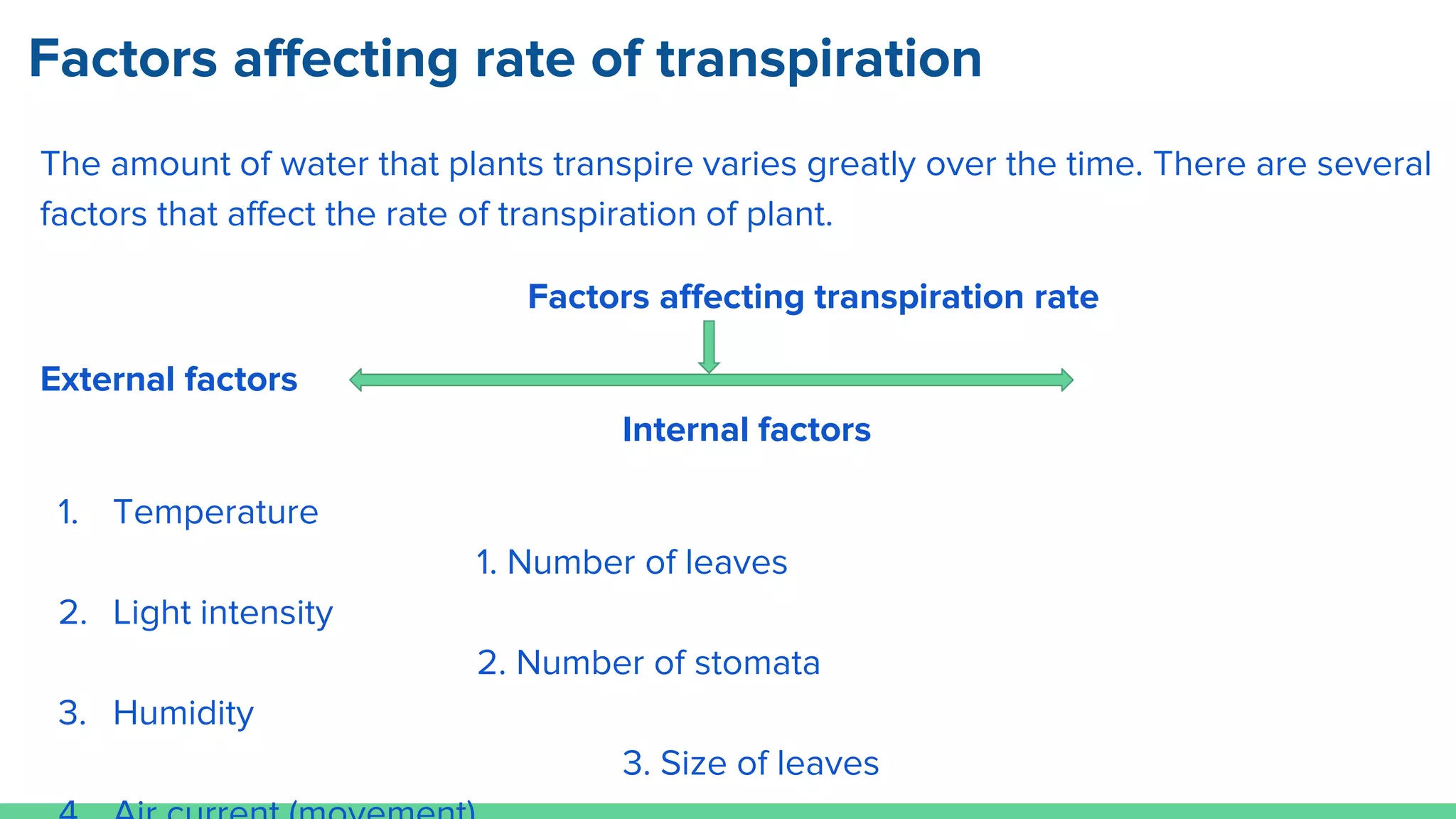 Transpiration plant physiology | PDF