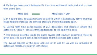 Transpiration plant physiology | PDF