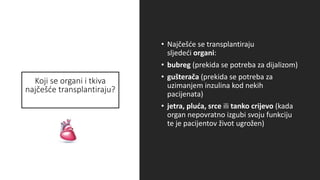 Transplantacija organa | PPTX