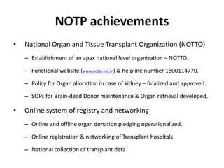 Human organ transplant acts and amendments | PPTX