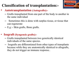Transplantation by mateen irfansha | PPTX | Lung and Respiratory Health ...