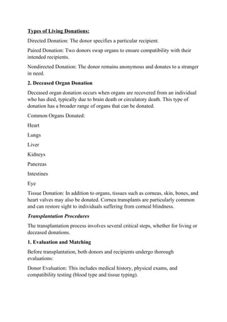 Transplantation approach - organ donation.docx