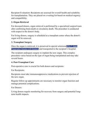 Transplantation approach - organ donation.docx