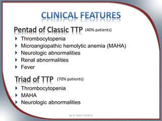 Transplantation associated Thrombotic microangiopathy (TA-TMA) | PPTX
