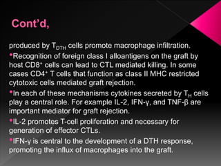 Transplantation immunology | PPTX