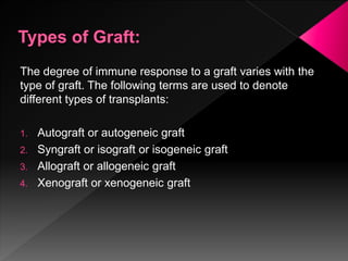 Transplantation immunology | PPTX