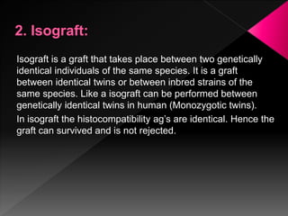 Transplantation immunology | PPTX