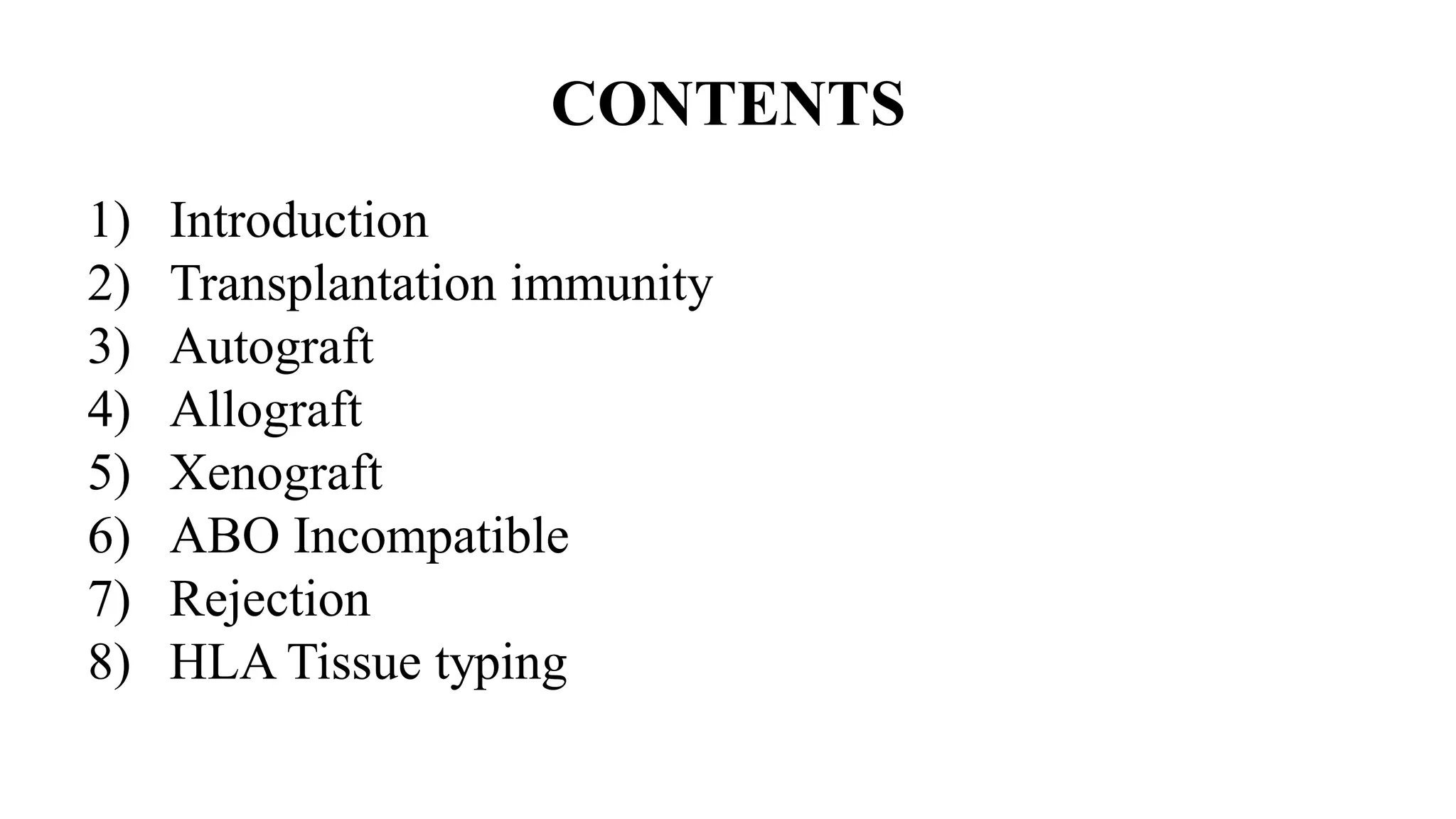 Transplantation immunology | PDF