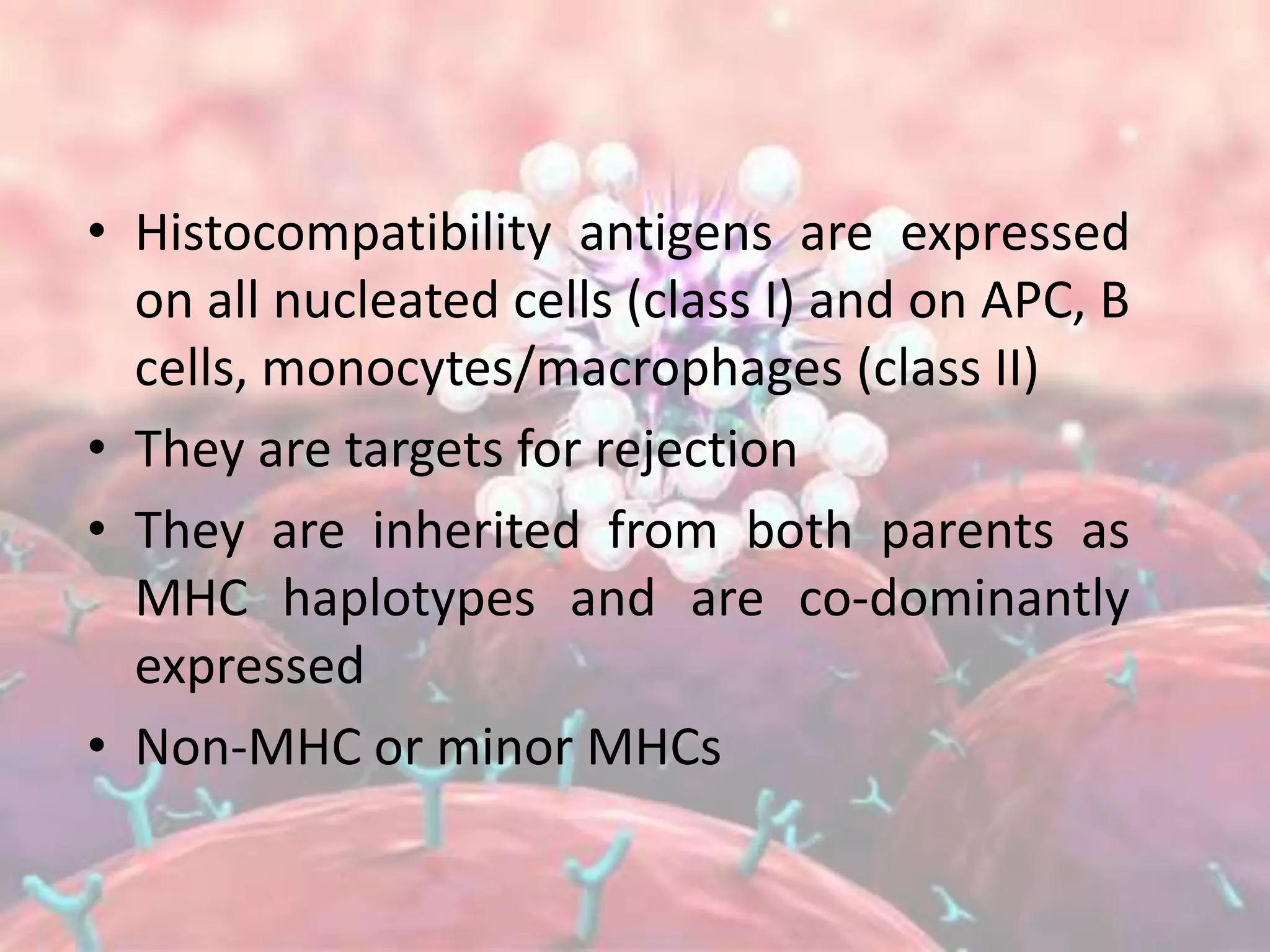 Immunology of Transplantation and Rejection | PPTX