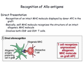 Lesson on Transplantation immunology .ppt