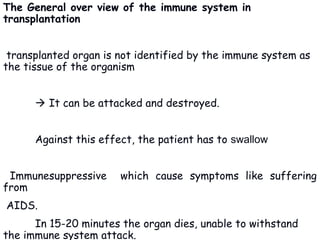 Lesson on Transplantation immunology .ppt