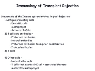 Lesson on Transplantation immunology .ppt