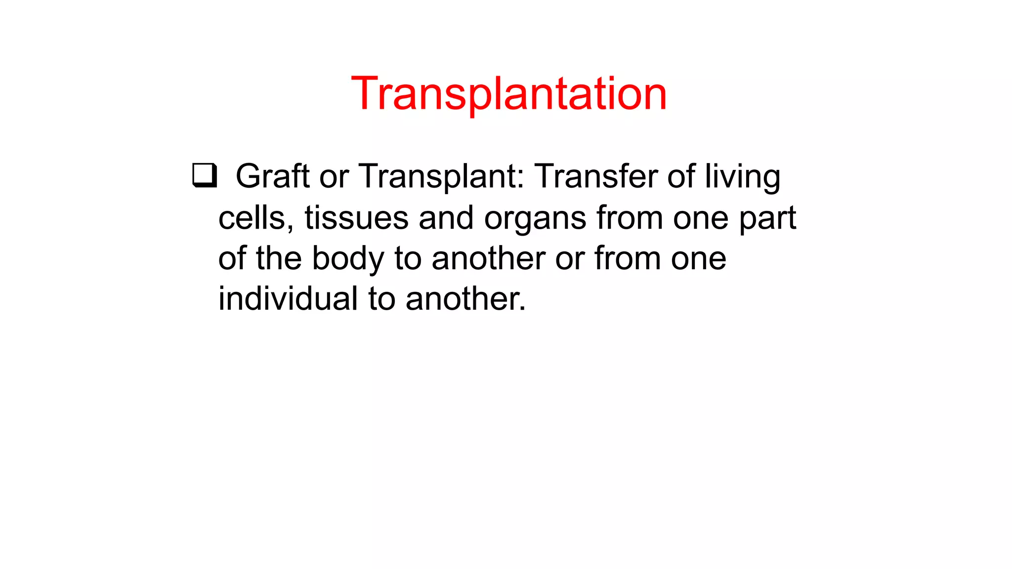 Transplantation immunology | PDF