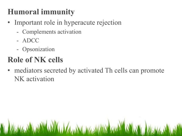 Transplantation and tissue rejection | PPTX | Blood Disorders ...