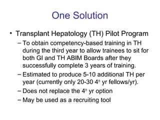 Transplant Hepatology Pilot | PPT | Surgery | Medical Health