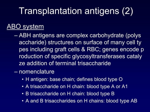 Transplant immunology edd[1] | PPTX