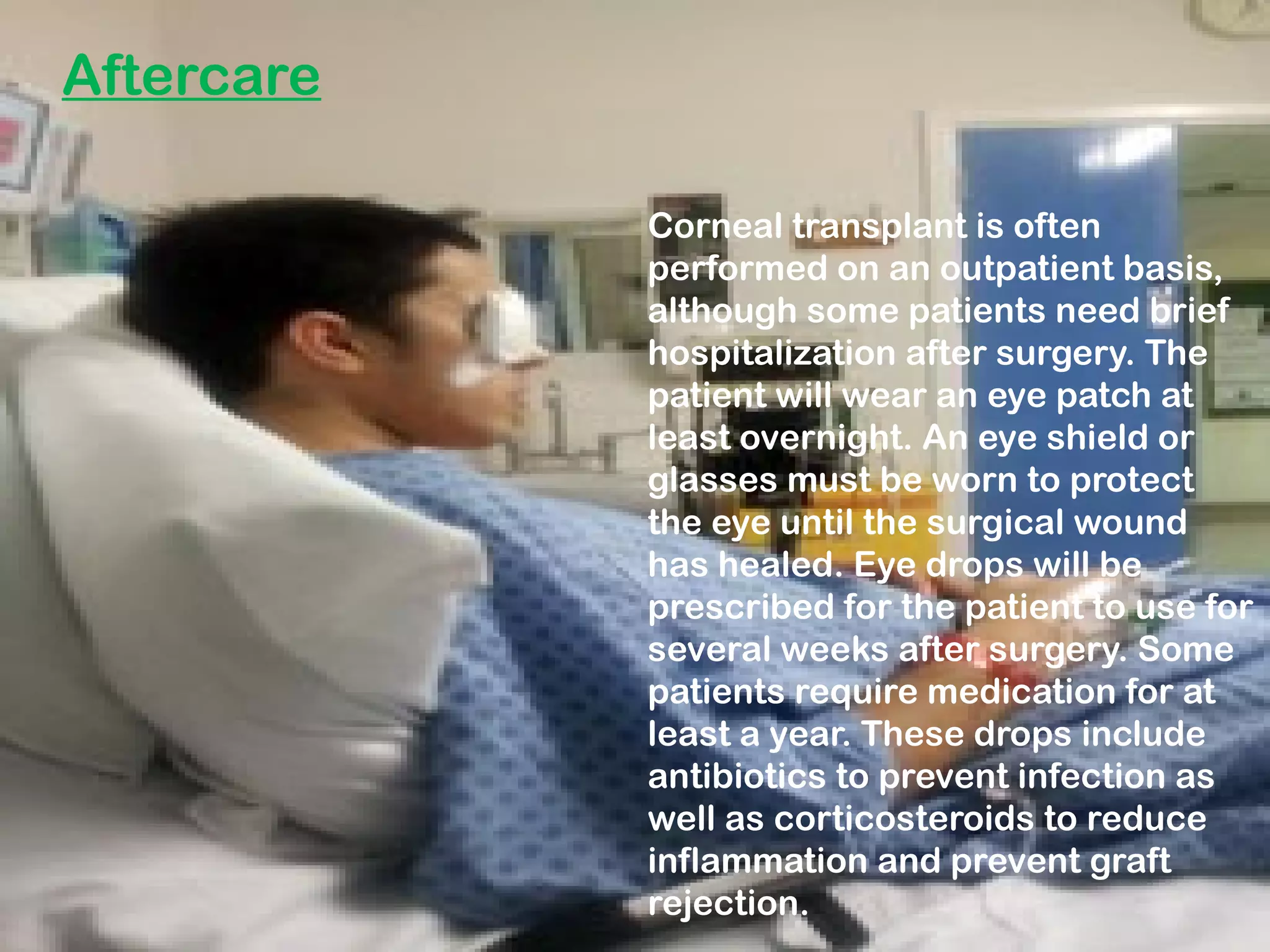 Transplant of cornea | PPT
