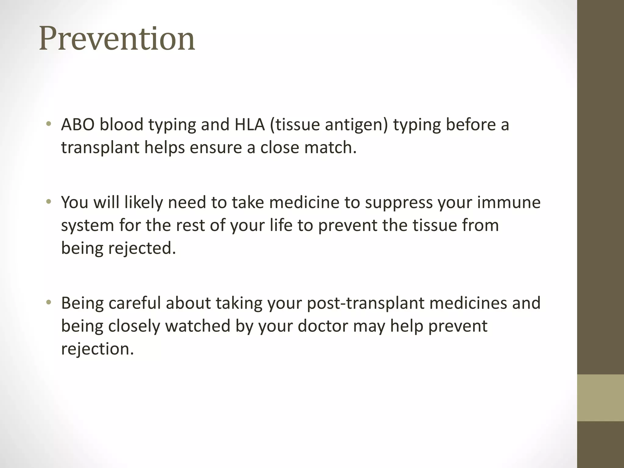 Transplant rejection | PPTX