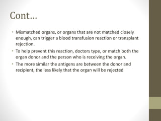 Transplant rejection | PPTX