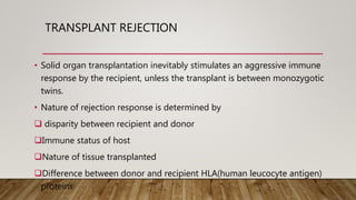 Transplant rejection | PPT